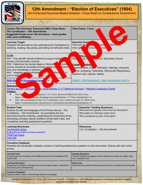 8th Amendment - "Cruel and Unusual Punishment" - Enhanced DBQ - Close ...