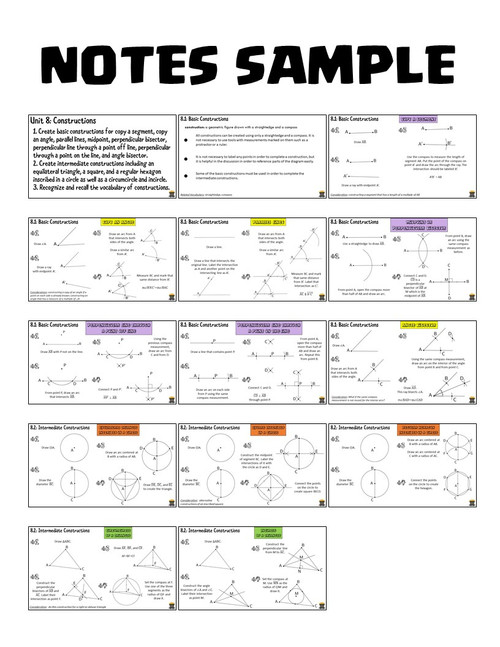 Transformations (Geometry - Unit 6)