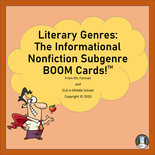Literary Genres: The Fiction Genre BOOM! Cards TM