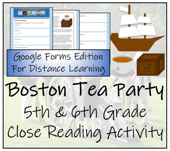 Boston Tea Party (for 5th-7th Graders) - Amped Up Learning