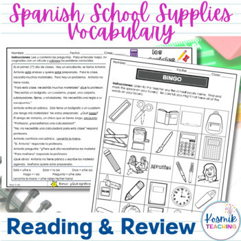 ESL Teaching Materials Edupress Spanish In A Flash Bingo Game Set 1 ...
