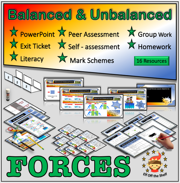 Balanced and Unbalanced Forces - Bundle - Amped Up Learning Balanced and Unbalanced Forces - Bundle - Amped Up Learning