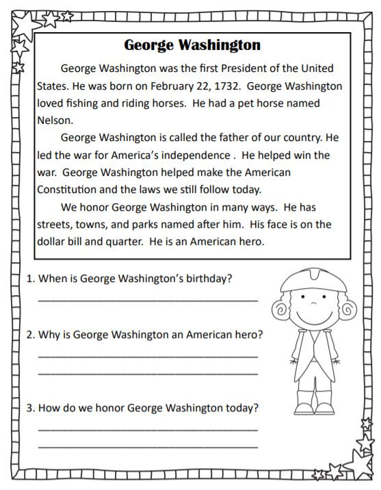 Presidents' Day Passages with Comprehension Questions *No Prep* - Amped ...