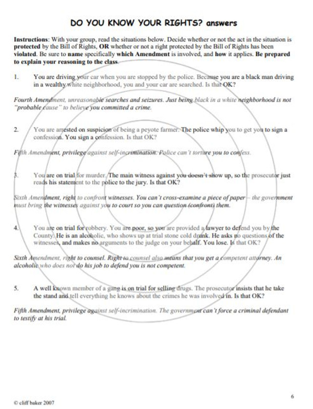 Bill of Rights complete unit, including text - Amped Up Learning