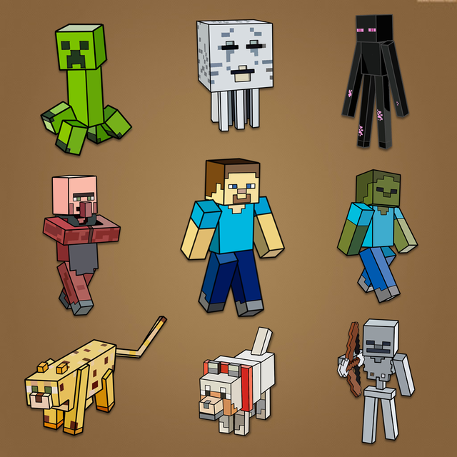Minecraft Clipart/Vector Images/PNGs
