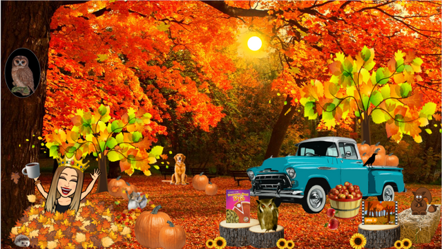 Bitmoji Classroom Template FALL (2nd-4th)