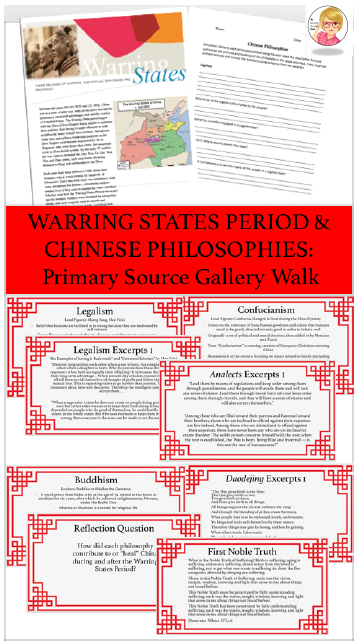 Chinese Philosophies & Warring States Period: Primary Source Gallery ...