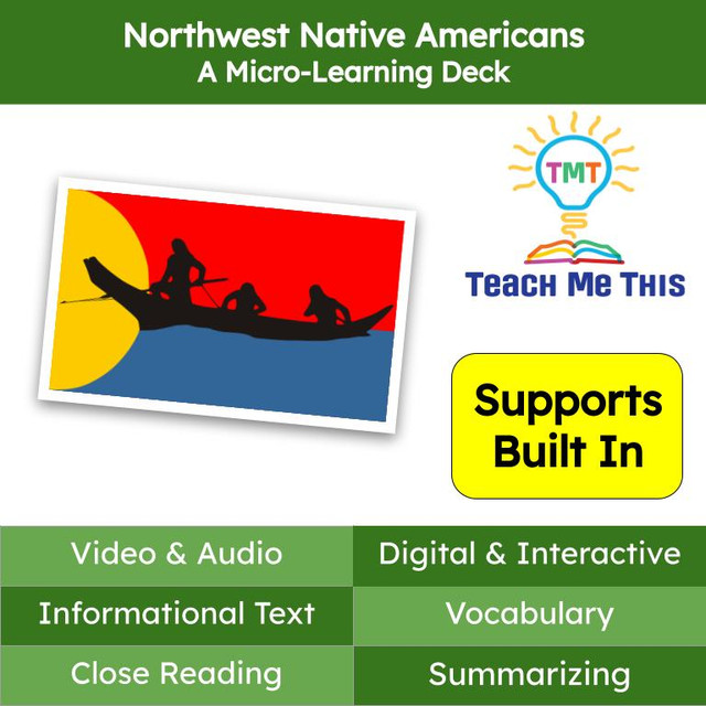 Northwest Native Americans Informational Text Reading Passage and ...