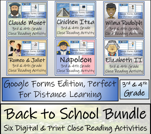 Back to School Bundle Pre-k to First Gade