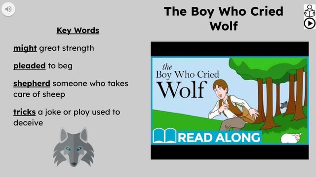 Wolf! Part 1 Reading Wonders