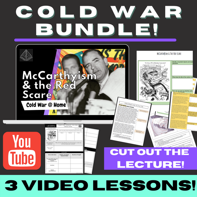Cold War Bundle: Berlin Airlift, McCarthyism, & Cuban Missile Crisis ...