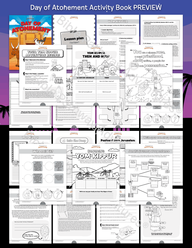 Day of Trumpets Activity Book (Yom Teru'ah)