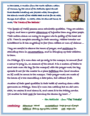 Medieval West Africa - An Overview + Assessments - Amped Up Learning