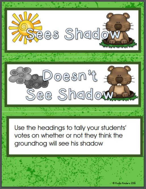 Groundhog Day Writing Prompt, Survey, and Page Topper - Amped Up Learning