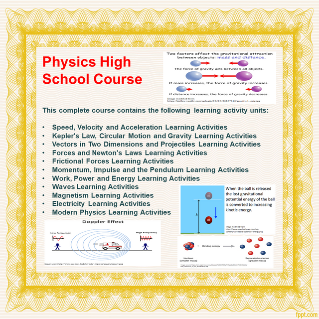 Physics High School Course