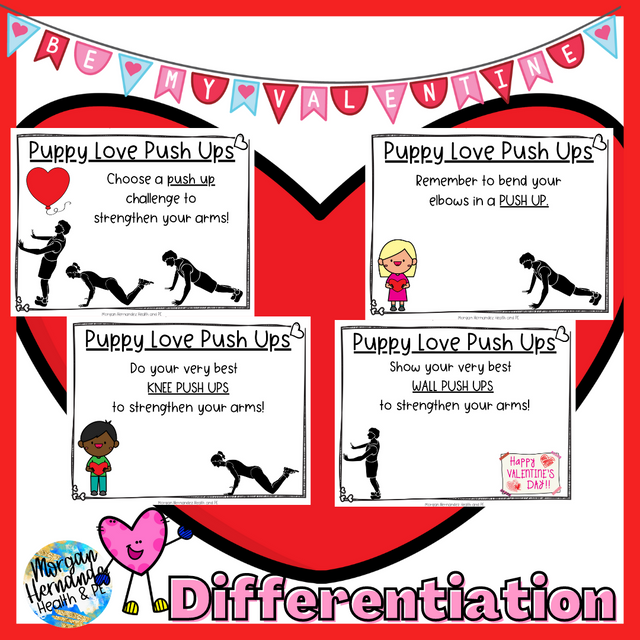 Elementary PE Valentine's Day Stations
