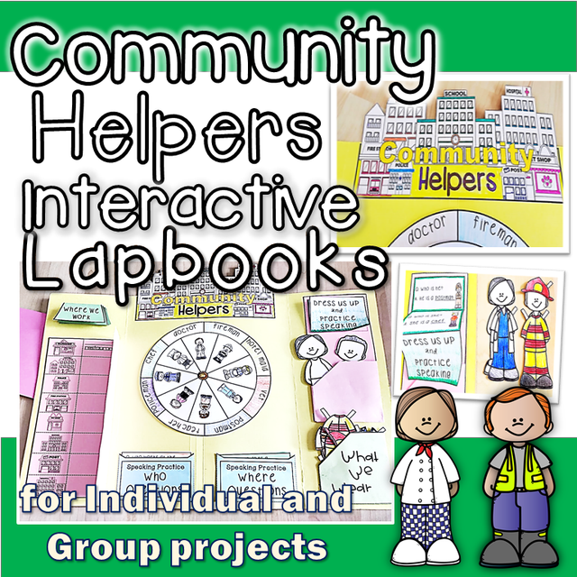 Community Helpers Interactive Lapbook