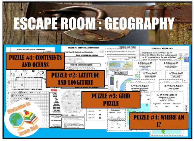 Escape Room-Geography - Amped Up Learning