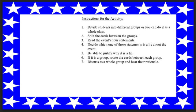 STAAR Review Three Truths and A Lie: American History #2 - Amped Up ...