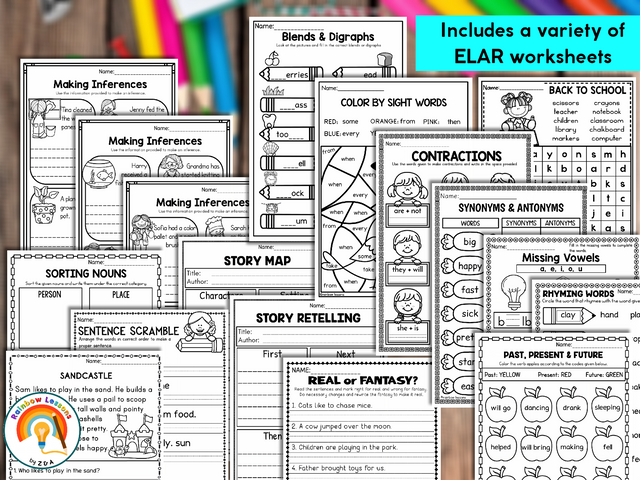 Emergency Sub Plans First Grade | NO PREP Sub Plans | First Grade Sub ...