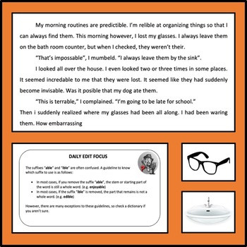 Daily Editing: Set 2