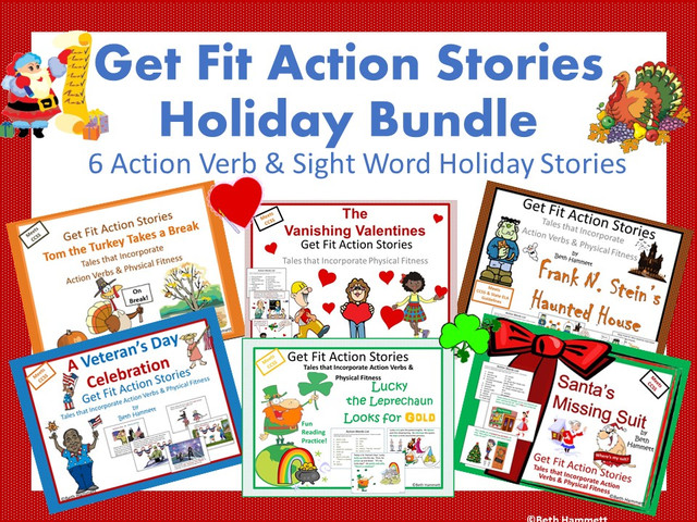 Holiday Bundle: Get Fit Action Stories - Amped Up Learning