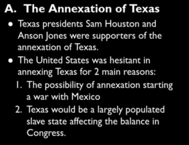 The Republic of Texas & Early Statehood | Texas Annexation ...