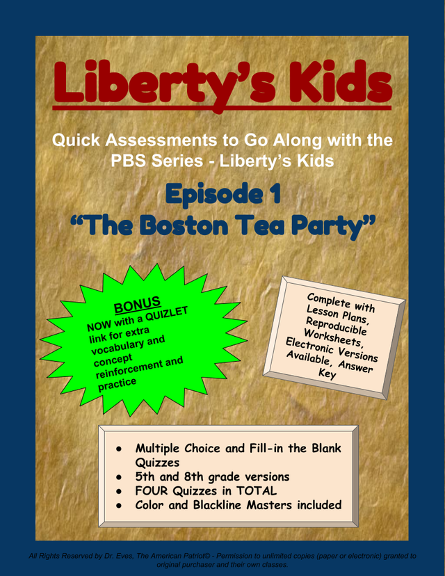 Liberty's Kids - Episode 1 - "The Boston Tea Party" - Amped Up Learning