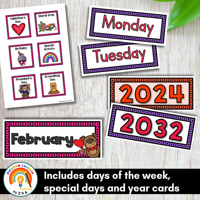 May Calendar Numbers | May Calendar Cards | May Calendar 2024 | Spring ...