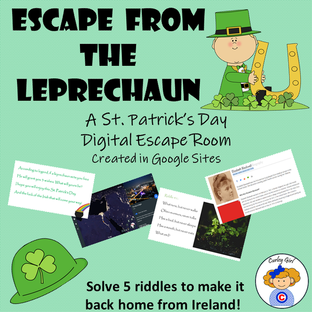 Escape from the Leprechaun St. Patrick's Day Escape Room - Amped Up ...