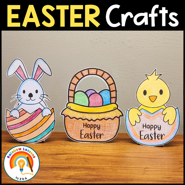 Easter Craft, Printable Name Craft Activities, Easter Egg Basket Craft ...
