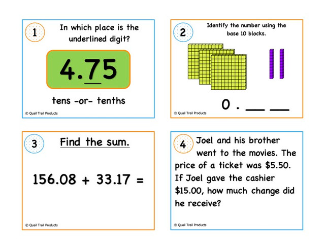Maths Early Finishers Task Cards: Grades 5 and 6 - Amped Up Learning