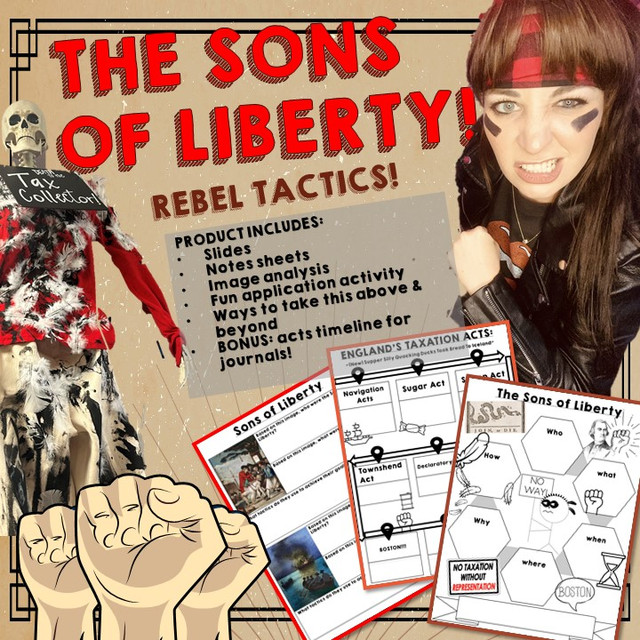 "Disobedient." - Sons of Liberty - Amped Up Learning