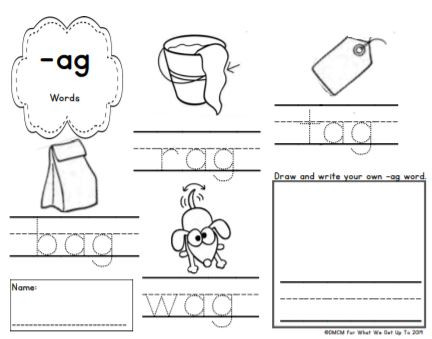 The -ag Word Family - Amped Up Learning