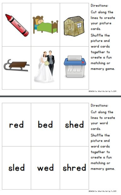 The -ed Word Family - Amped Up Learning