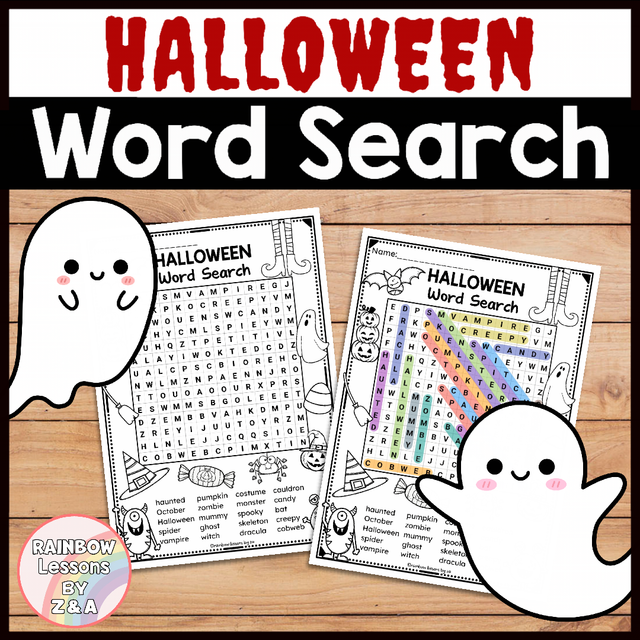 Halloween Activity | Halloween Word Search | Halloween Vocabulary ...