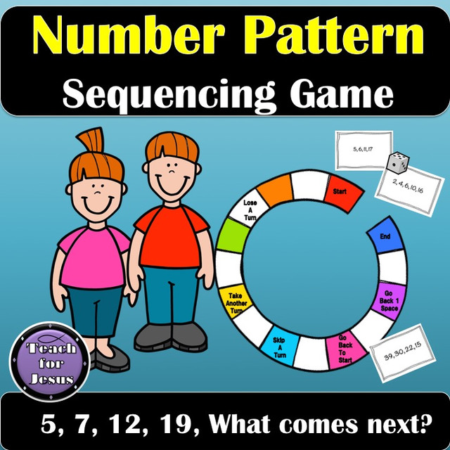 Number Patterns and Sequencing Game - Amped Up Learning