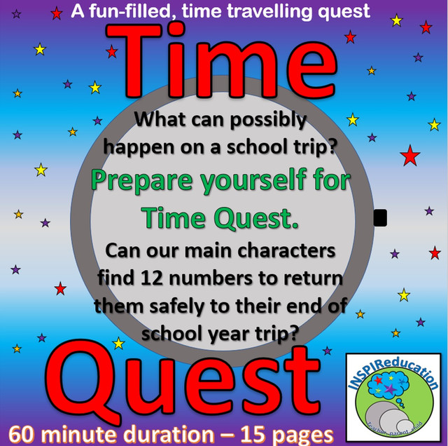 Time Quest - A Time Travelling Play Script (17 main parts) - Amped Up ...