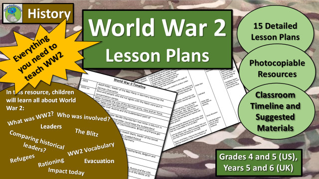World War 1: Lesson Plans, Escape Room, Resources, Worksheets BUNDLE