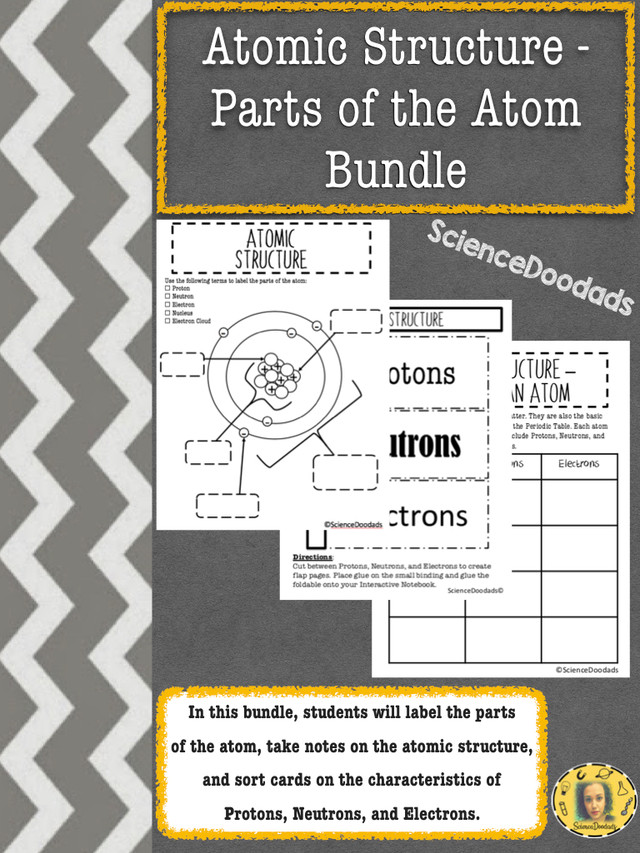 Atomic Structure - Parts of the Atom - Bundle - Amped Up Learning