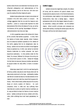 Biography: Galileo Galilei - Amped Up Learning
