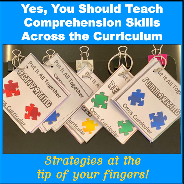 BUNDLE: Comprehension 6 Strategies -Cross Curricular - Teacher Task ...