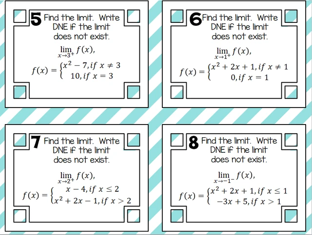 Limits Task Cards - Amped Up Learning
