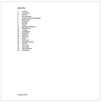 Geology Vocabulary Word Scramble Collection - Amped Up Learning