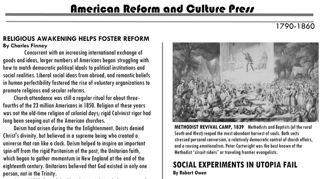 Reform Movement Card Sort - FREE - Amped Up Learning