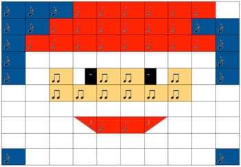 Color by Note Music Grids: Christmas - Amped Up Learning