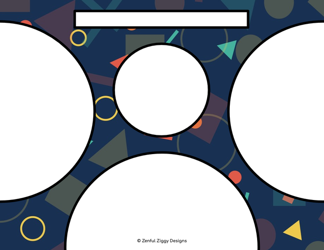 doodle note taking template