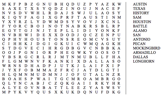 TEXAS HISTORY WORD SEARCH - Amped Up Learning