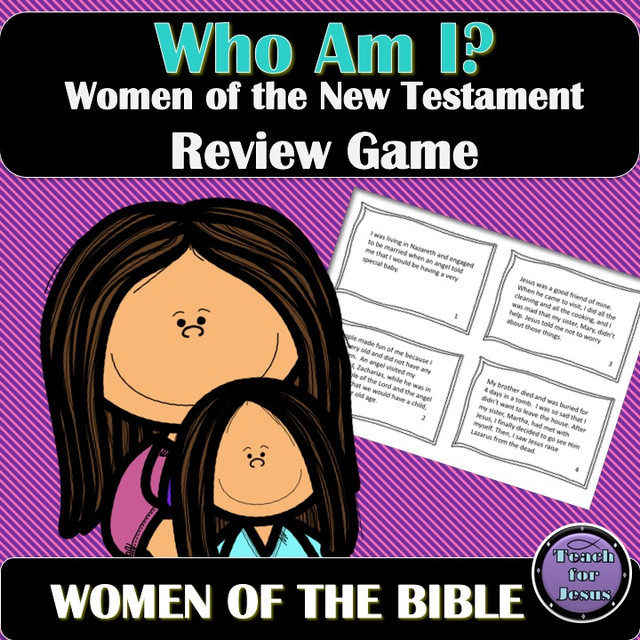 Old Testament Character Review Game | Who Am I? - Amped Up Learning