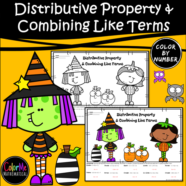 Distributing and Combining Like Terms